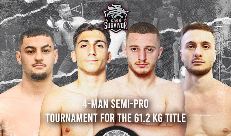 Η τετράδα bantamweight Semi-Pro τίτλου στο ‘Cage Survivor 24’ στις 15 ...